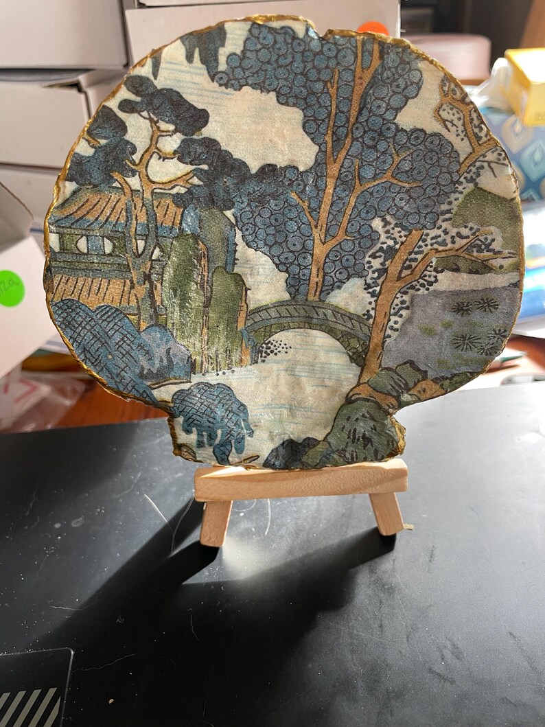 112a Penobscot Bay Scallop Shell Decoupage - Etsy