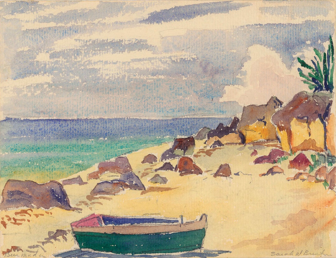 Bermuda 1934. Sarah W. Brinton. (print) - Etsy