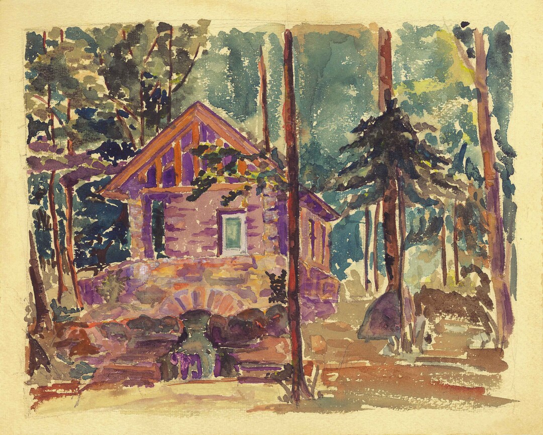 Marshalton 1940. Sarah W. Brinton. (print). - Etsy