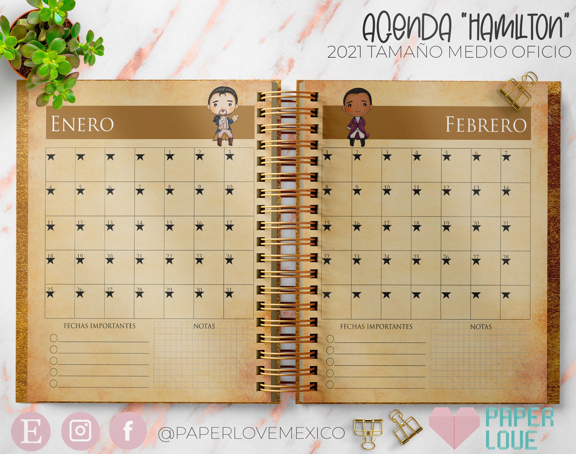 Hamilton Diary Half Legal Size / PDF / PRINTABLE / DIGITAL / - Etsy