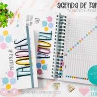 Organizador de tandas horizontal / formato de tandas / organizador para ...