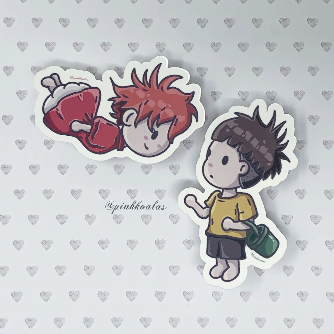 Ponyo & Sosuke Sticker Set - Studio Ghibli Inspired Decals - Etsy