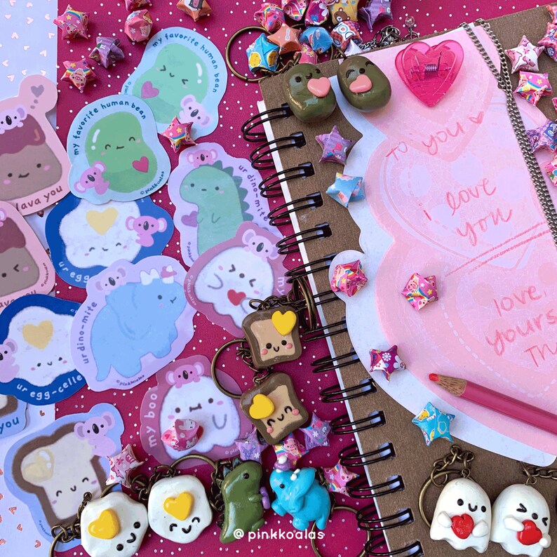 Cute my Boo Keychains & Die-cut Bundle Kawaii - Etsy