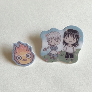 Howl’s Moving Castle Pins - Studio Ghibli Inspired Pin of Sophie & Howl ...