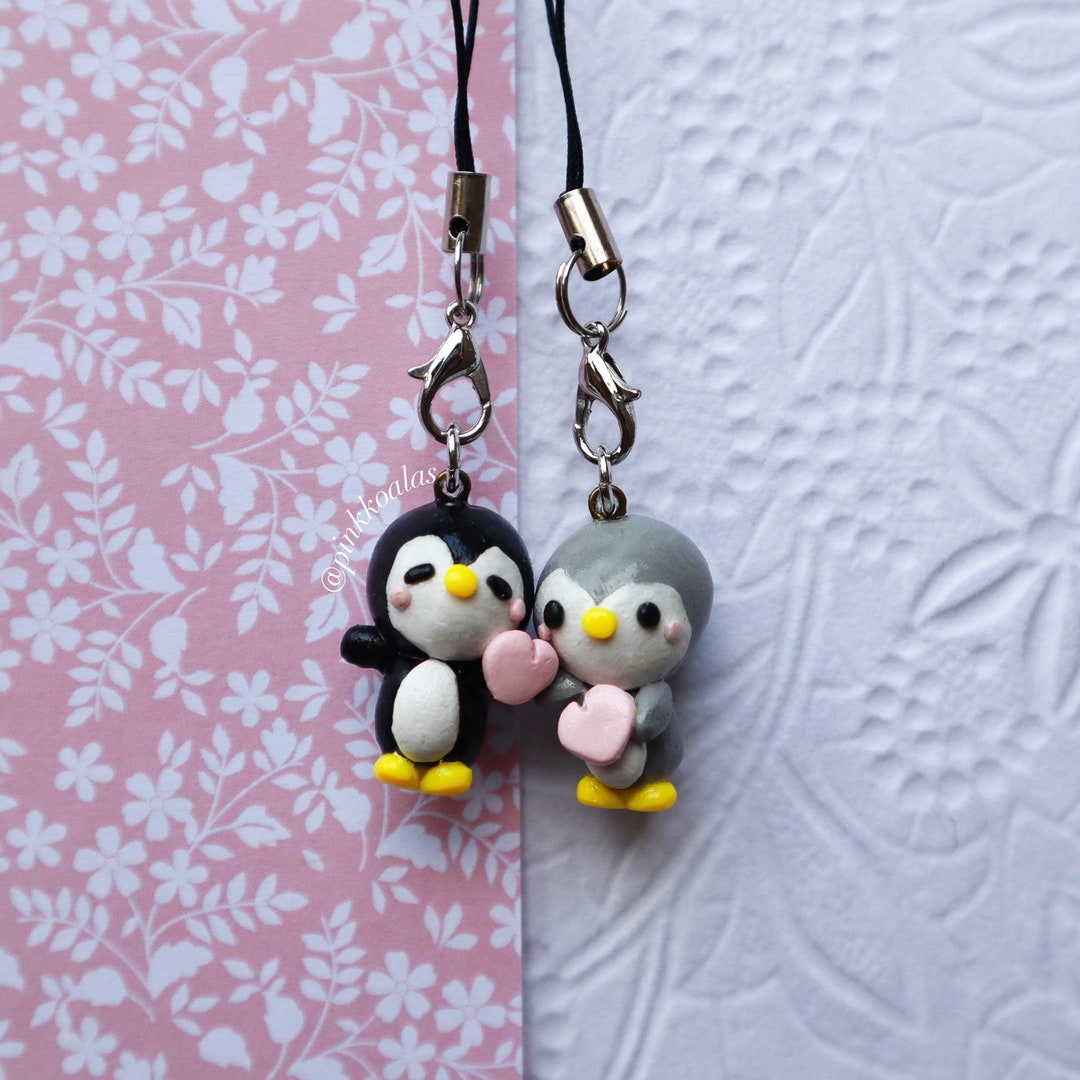 Couple Charms I Flipping Love You Matching Penguin Charms - Etsy