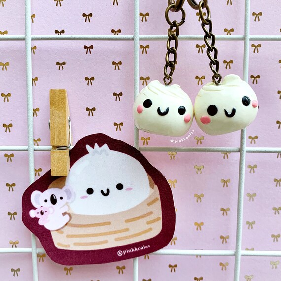 Bao Bundle Kawaii Bao Die Cut Sticker Cute Steam Bun Charm | Etsy