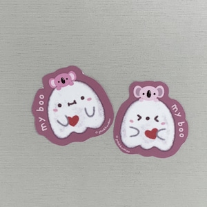 Couple Keychains My Boo Matching Ghost Charms - Etsy