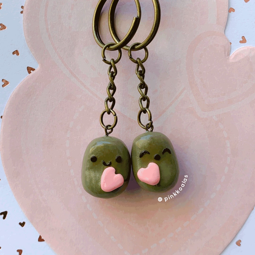 Couple Keychains My Favorite Human Being Matching Bean Charms - Etsy