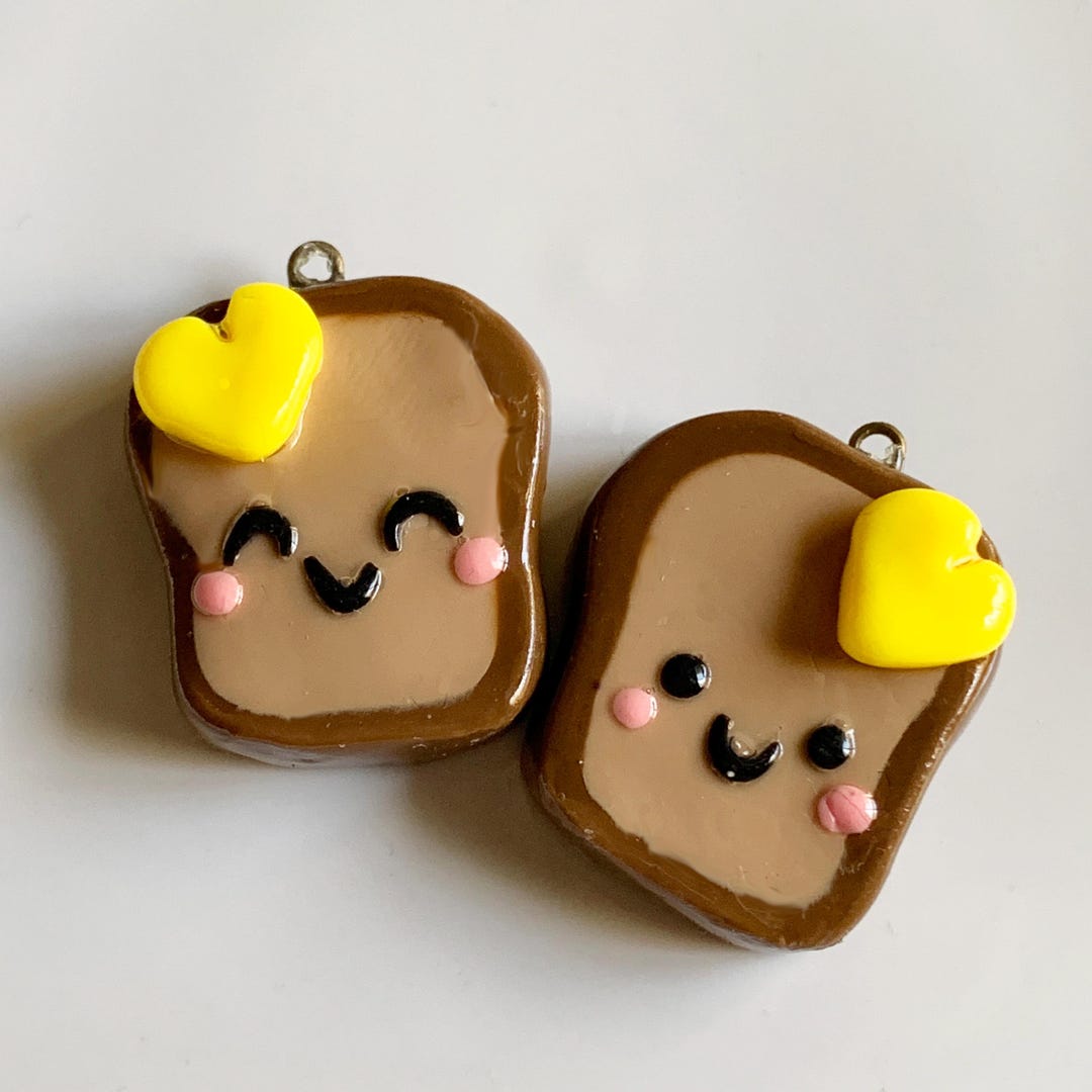 Couple Keychains I Love You Matching Bread Loaf Charms - Etsy