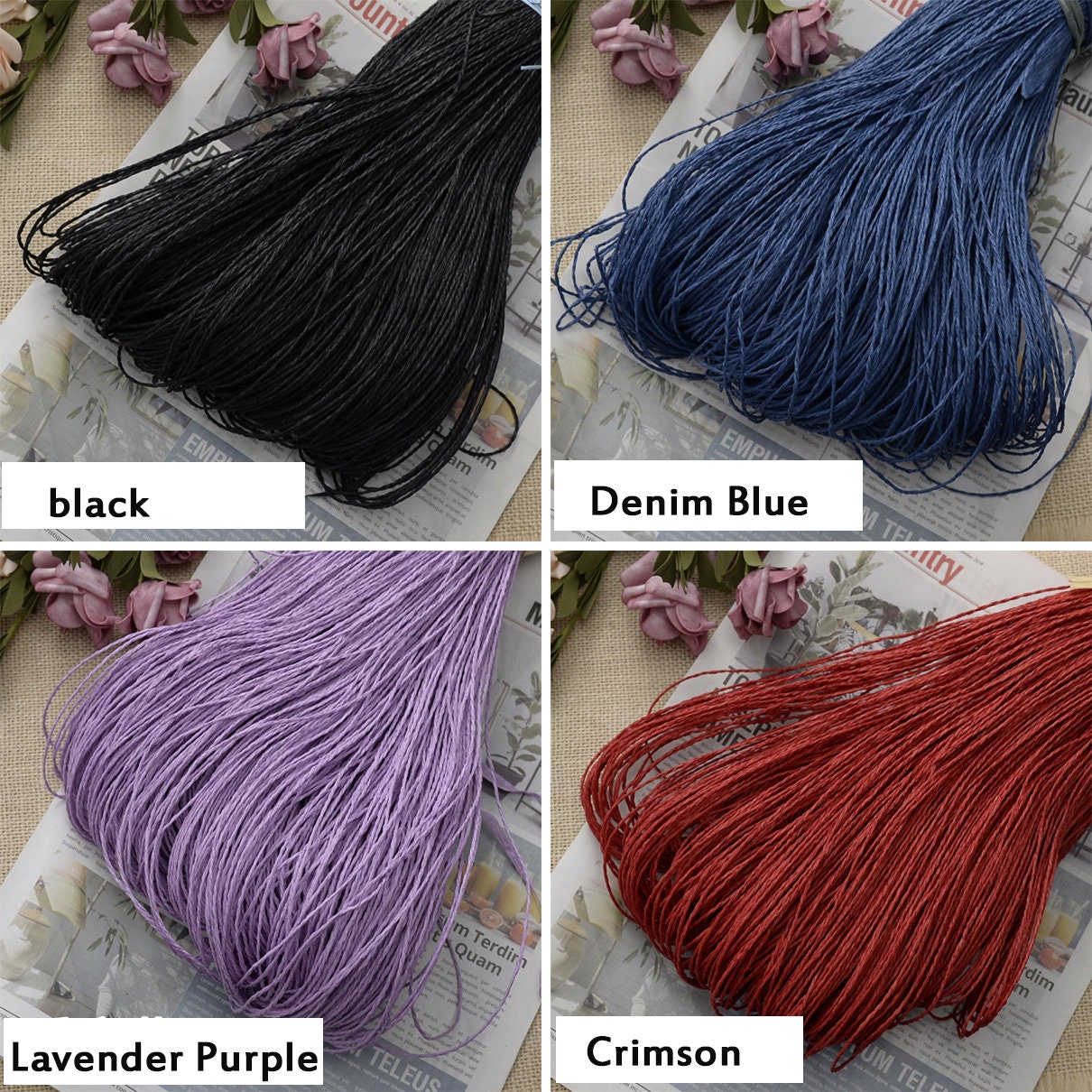 Raffia Material Hat and Handbag Knitting Yarn Handmade | Etsy