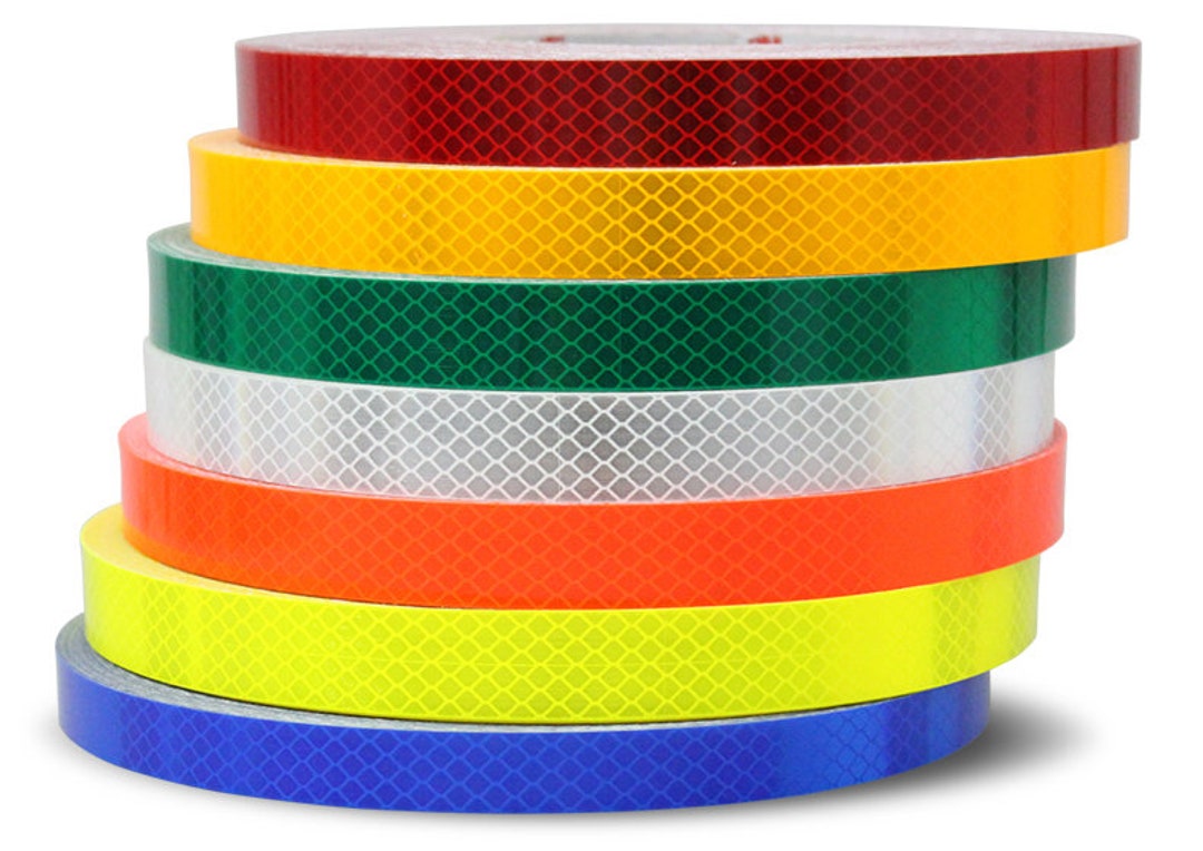 1 Meter Long Reflective Stickers, Car and Motorcycle Safety Warning ...