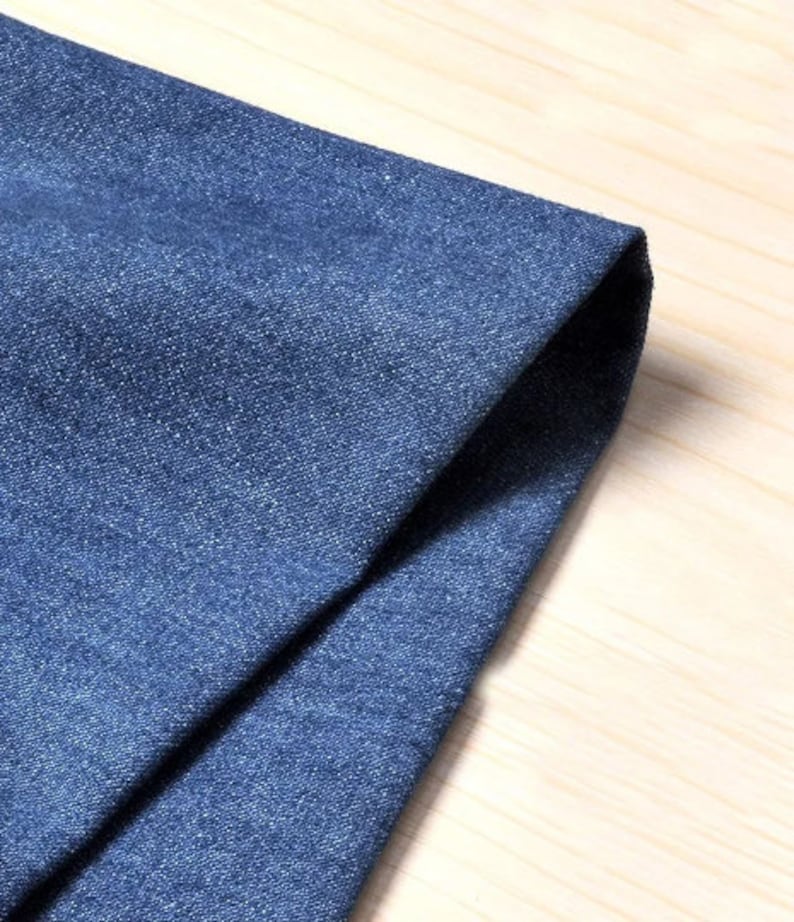 Medium Weight Denim Fabric, Retro Denim Fabric, Blue Denim Fabric ...