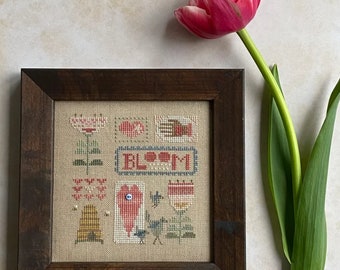 Heart in Hand DOODLES SPRING Cross Stitch Pattern - Etsy