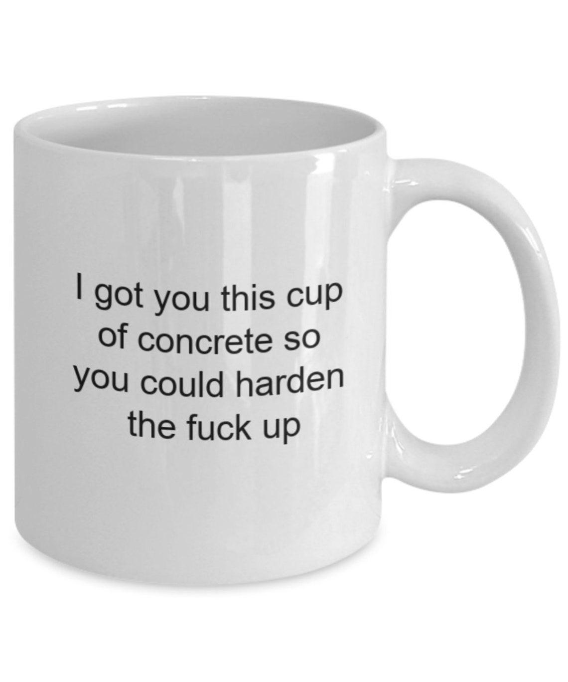 Funny Sarcastic Cup of Concrete Mug for Men or Women - Etsy
