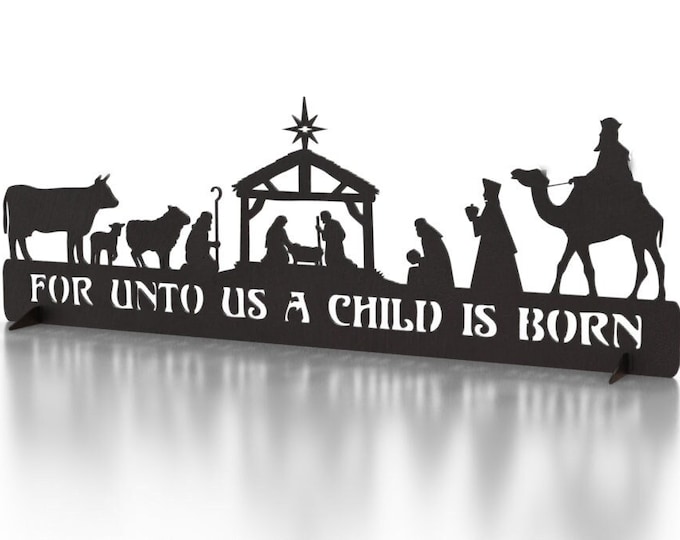 Nativity Scene Standing Desktop or Table Top Dxf, Ready Dxfs Digital ...