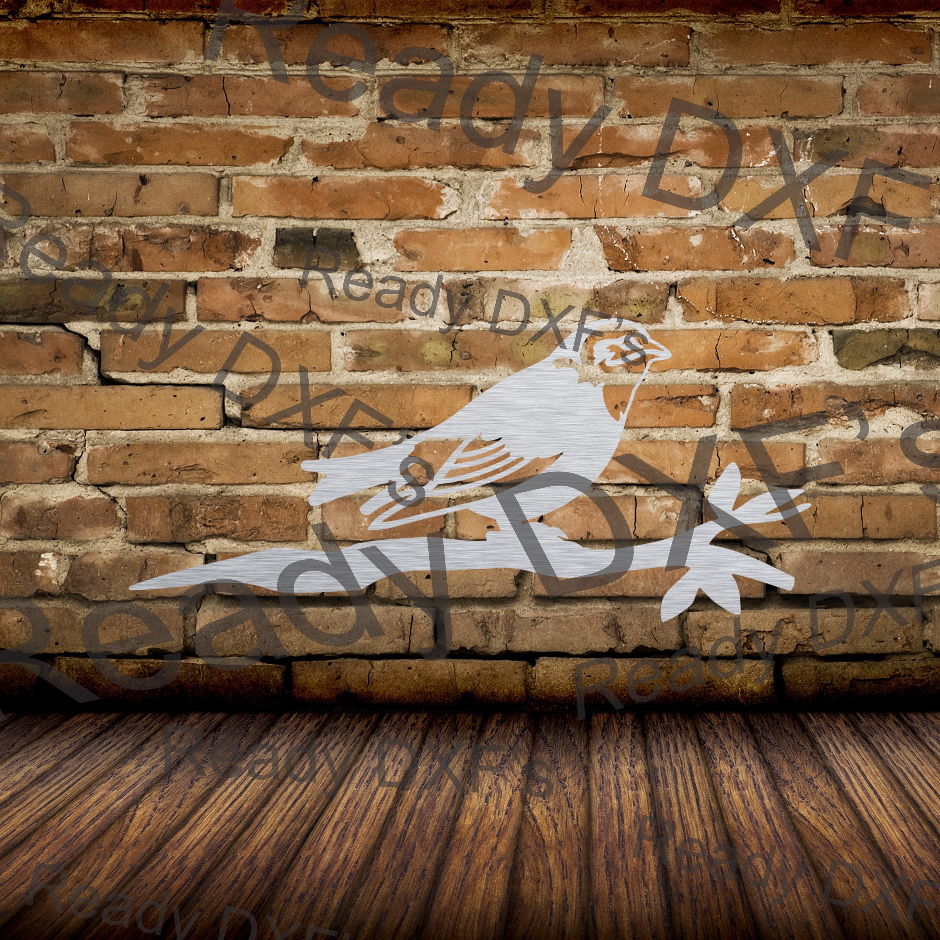 Finch Tree Stake Dxf File Ready Dxfs Digital Download Plasma - Etsy