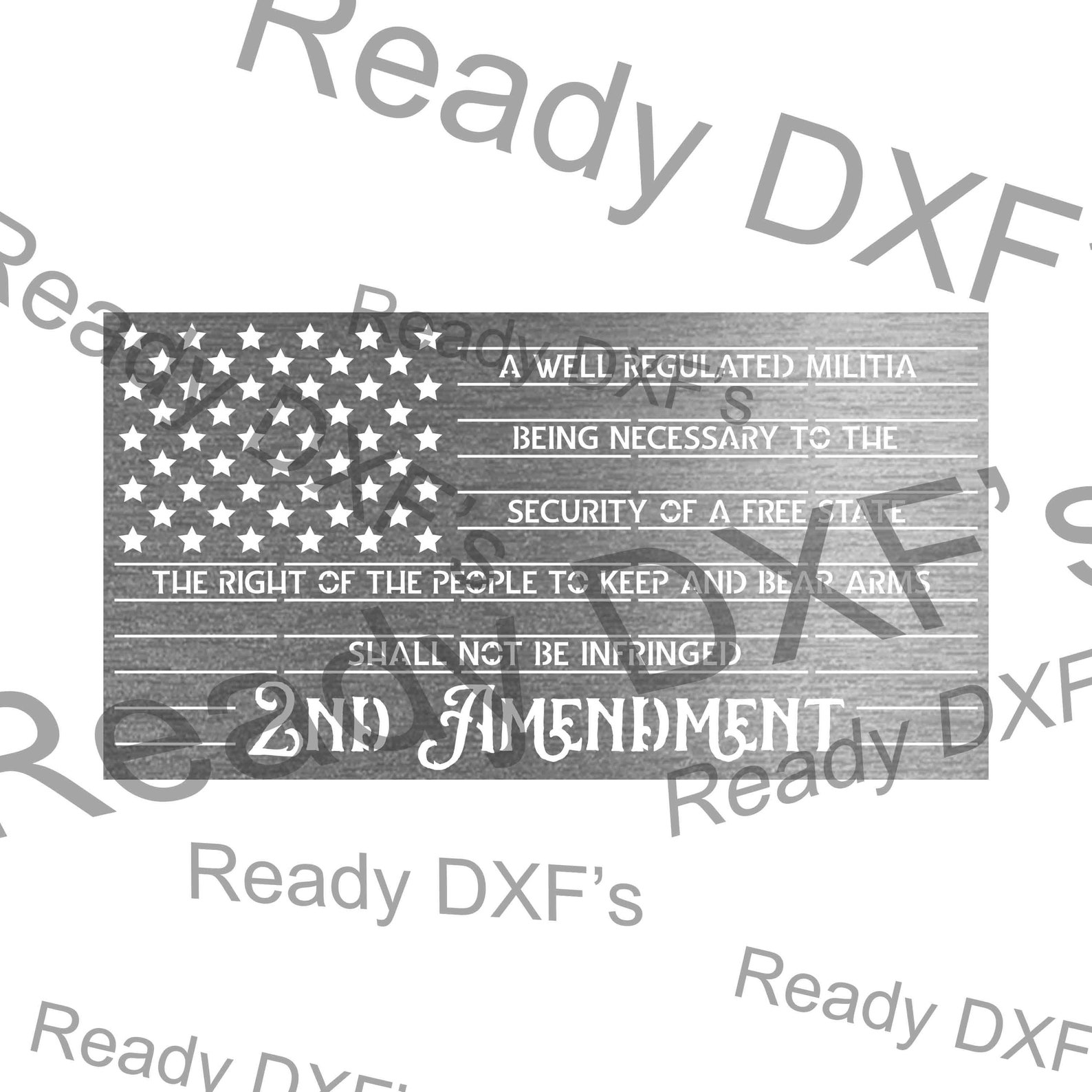 Second Amendment Flag DXF/SVG Ready Dxfs Digital Download - Etsy