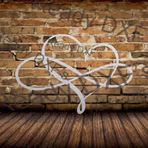 Infinity Love Symbol Dxf File Bundle, Ready Dxfs Digital Download ...