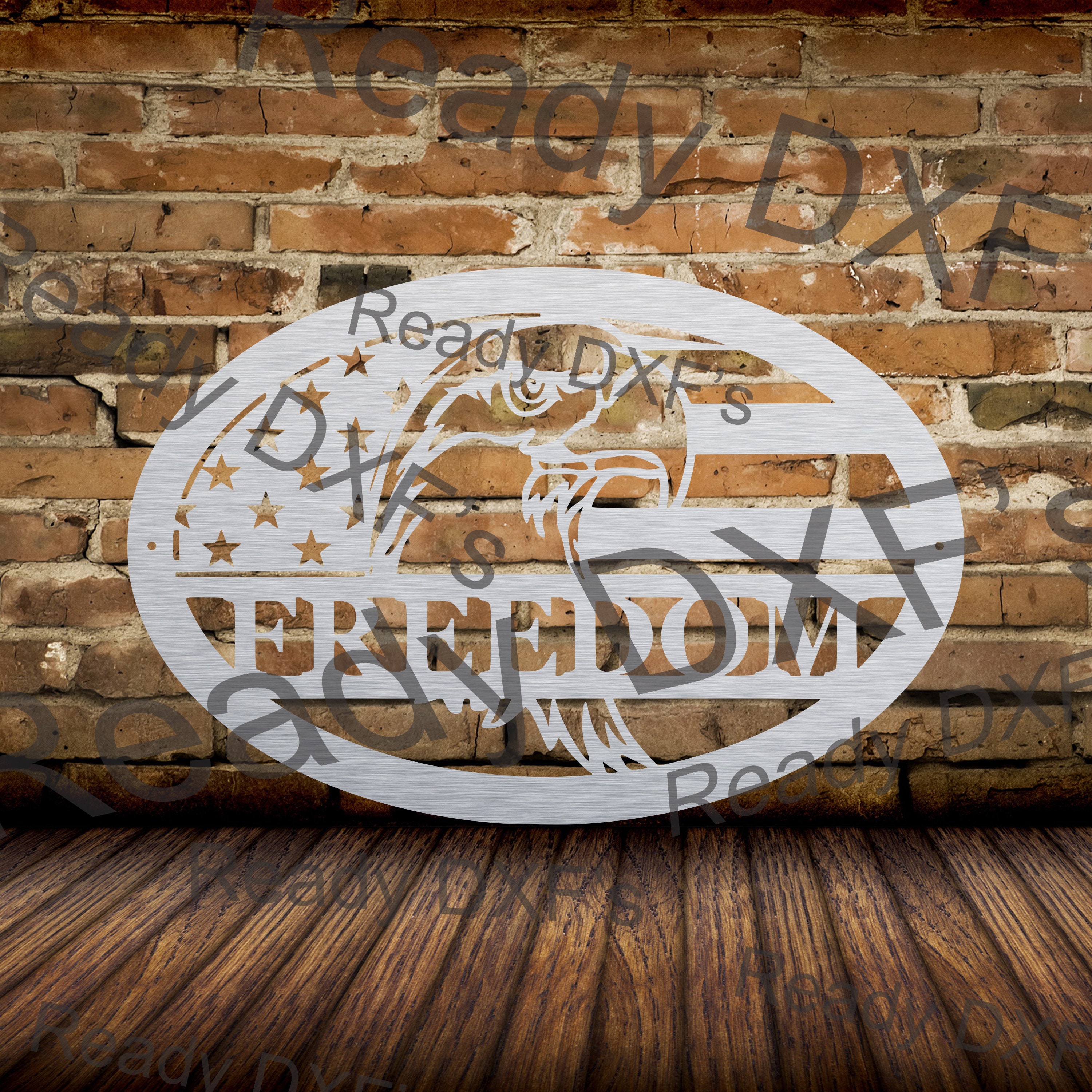 American Freedom Eagle Oval Shape Dxf file Ready Dxfs Digital | Etsy