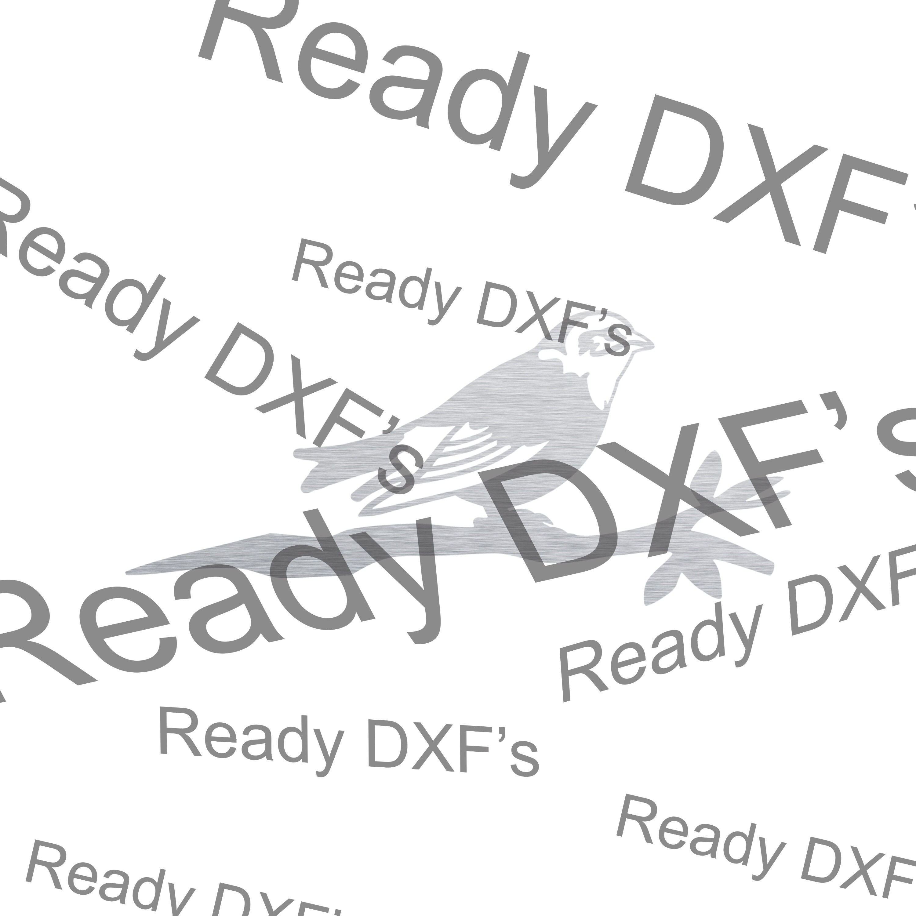 Finch Tree Stake Dxf File Ready Dxfs Digital Download Plasma - Etsy