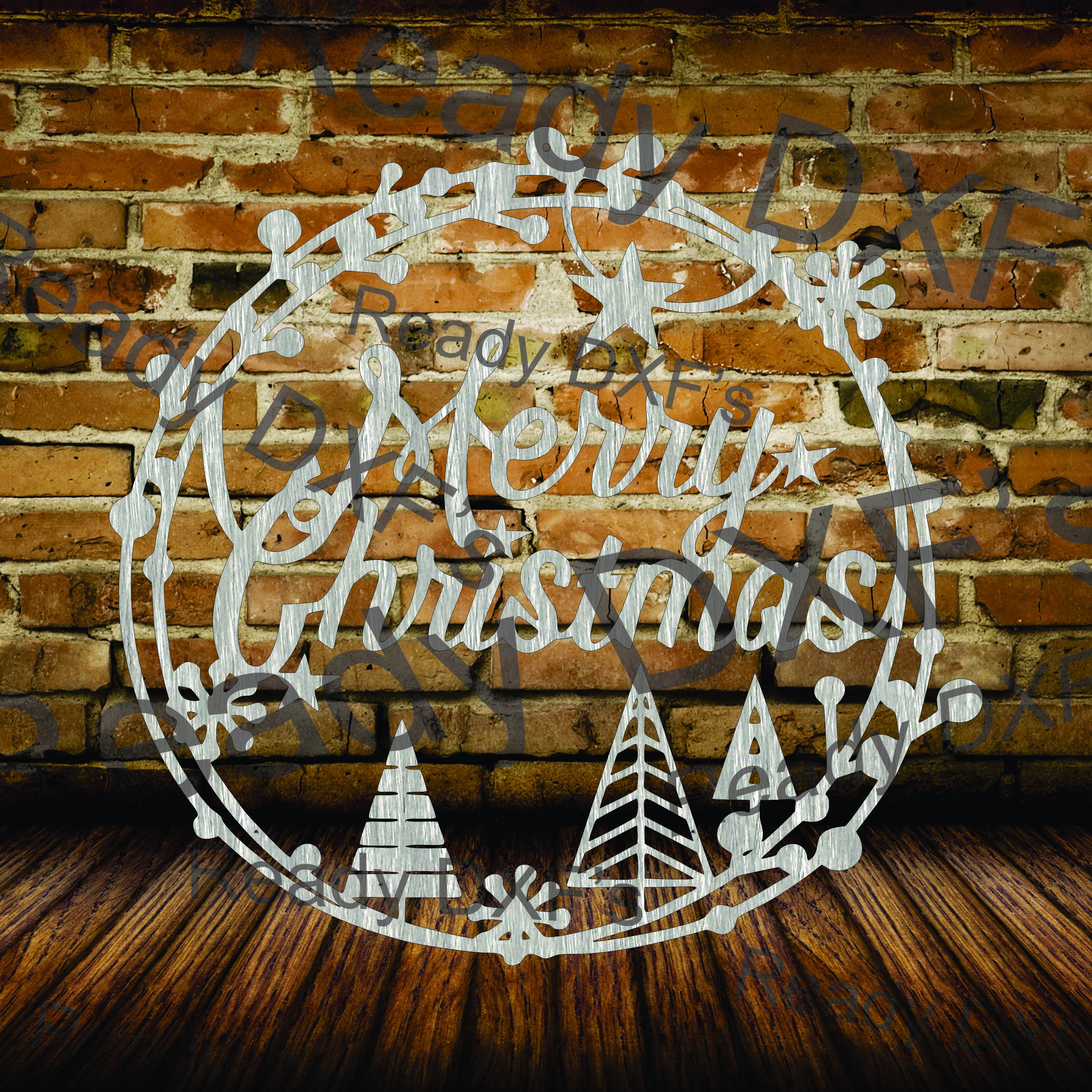 Merry Christmas Sign Dxf Ready Dxfs Digital Download Plasma - Etsy