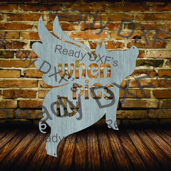 When Pigs Fly Svg - Etsy