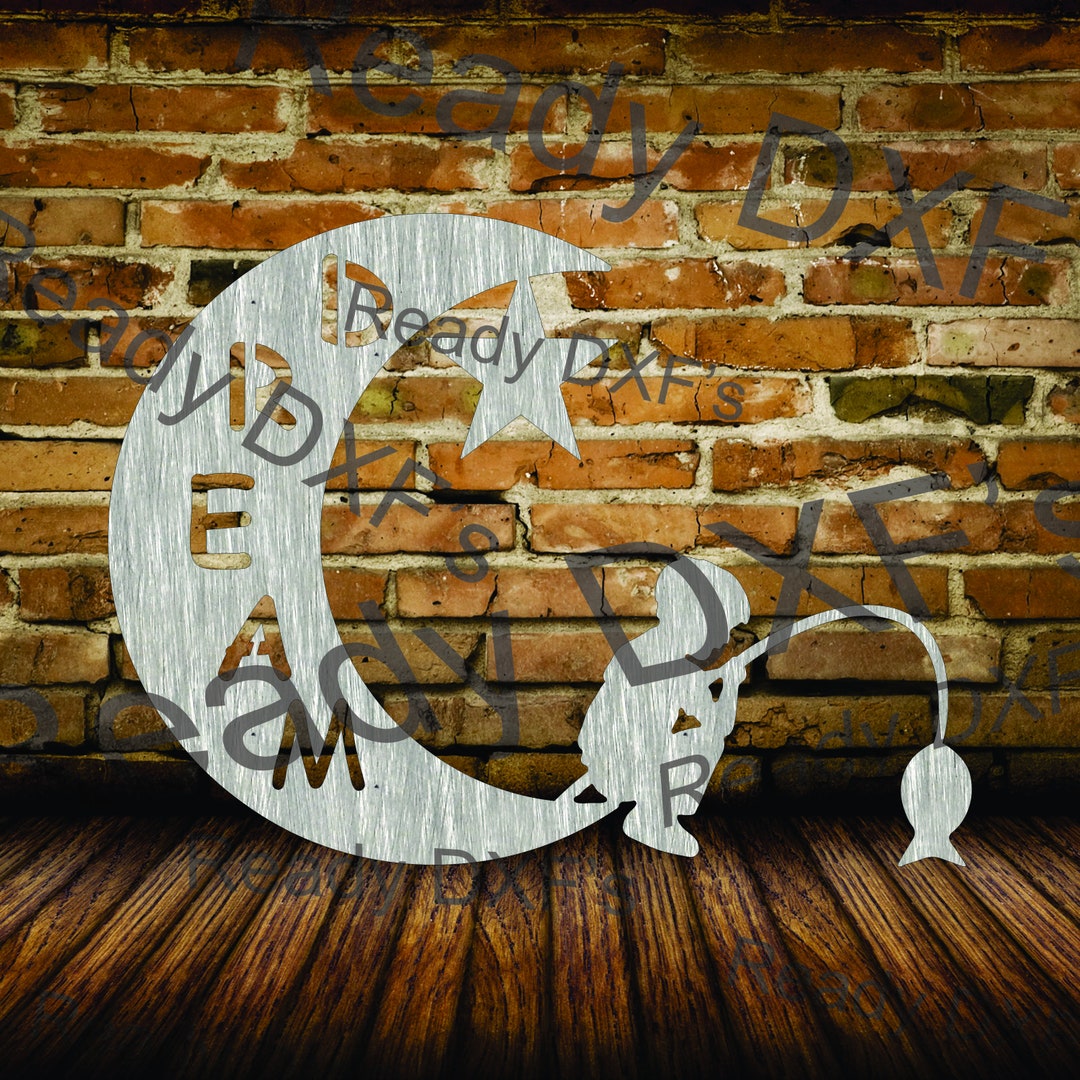 Dream Moon Dxf File Ready Dxfs Digital Download Plasma - Etsy