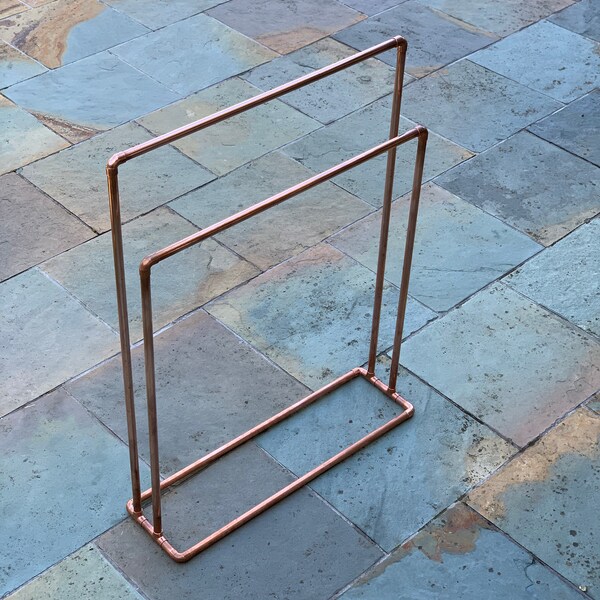 Copper Towel Rack - Etsy