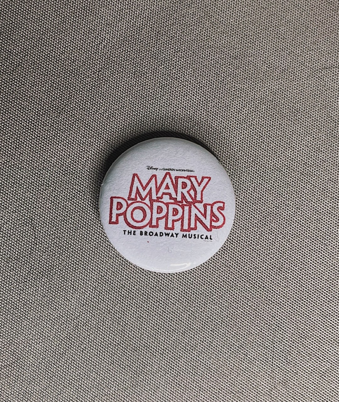 Mary Poppins Musical Pin Back Button - Etsy