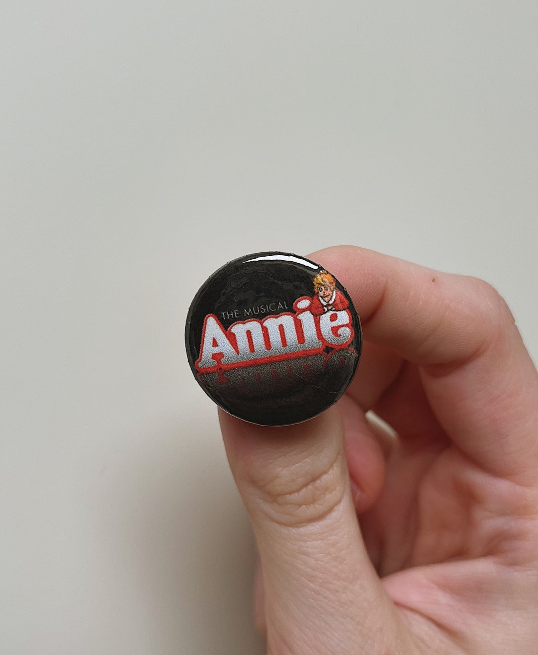 Annie Musical Pin Back Button - Etsy