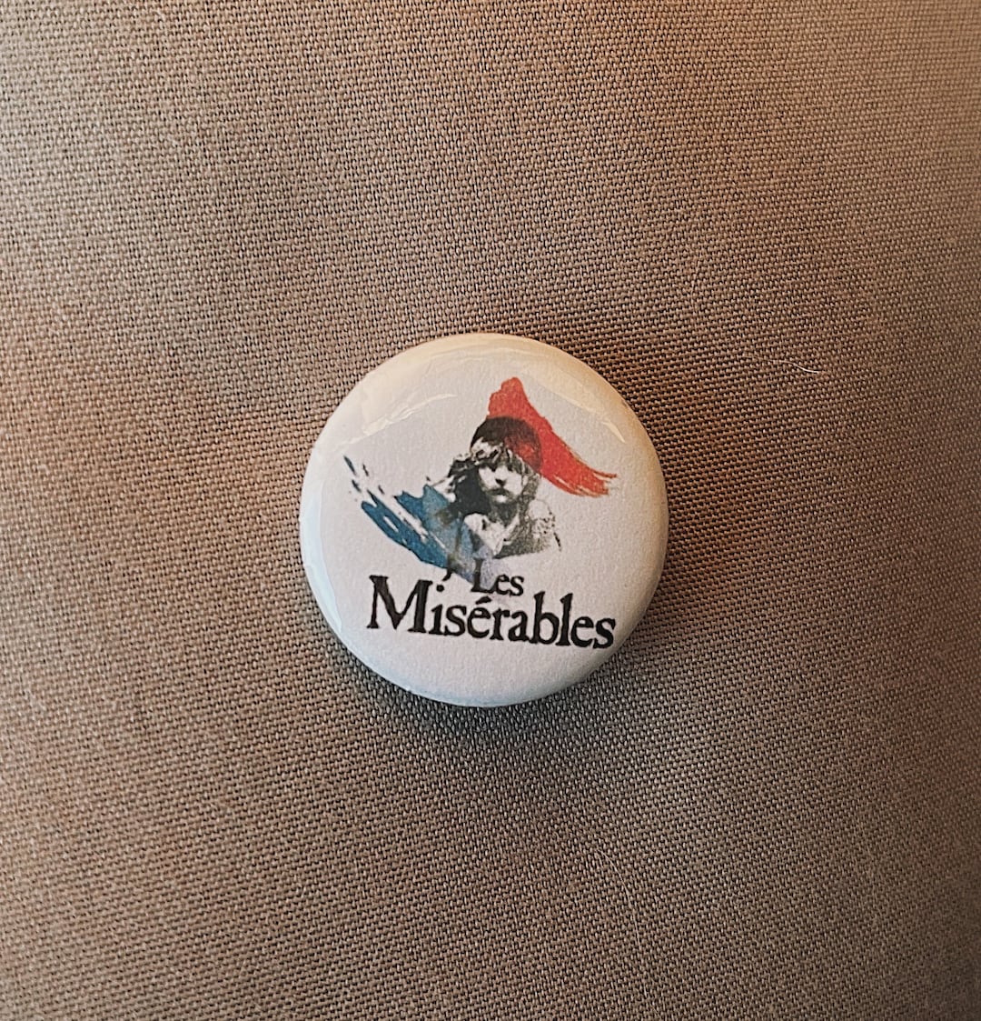 Les Miserables Musical Pin Back Button - Etsy