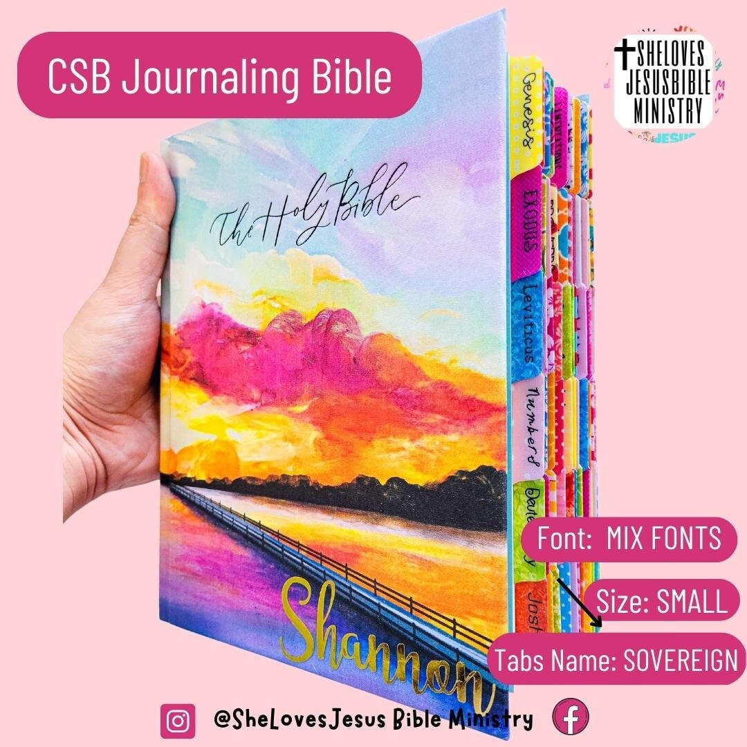 PERSONALIZED BIBLE, CSB Notetaking Bible, Hosanna Revival Edition, Lake ...