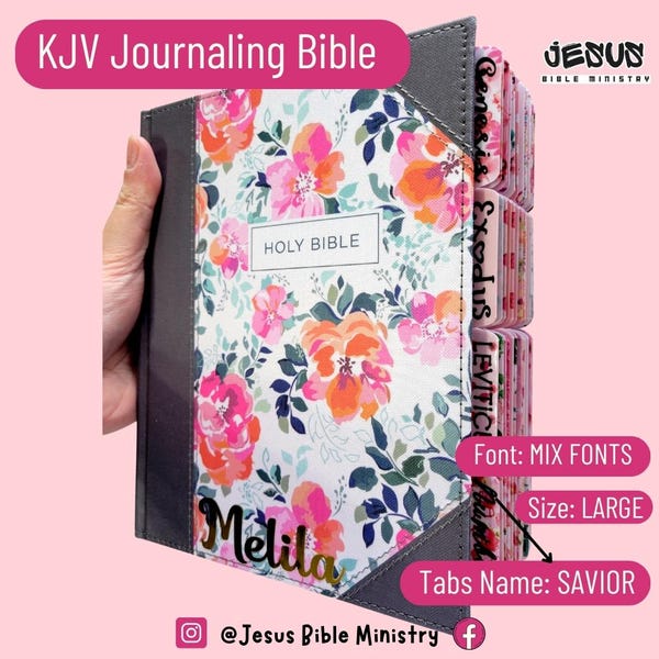 Kjv Journal the Word Bible - Etsy