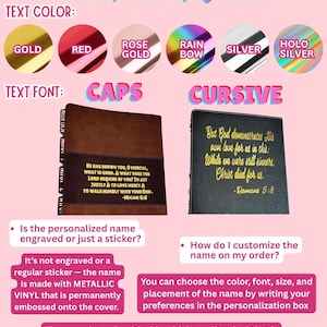 Personalized Reina Valera 1960 Spanish Bible With Tabs - Etsy