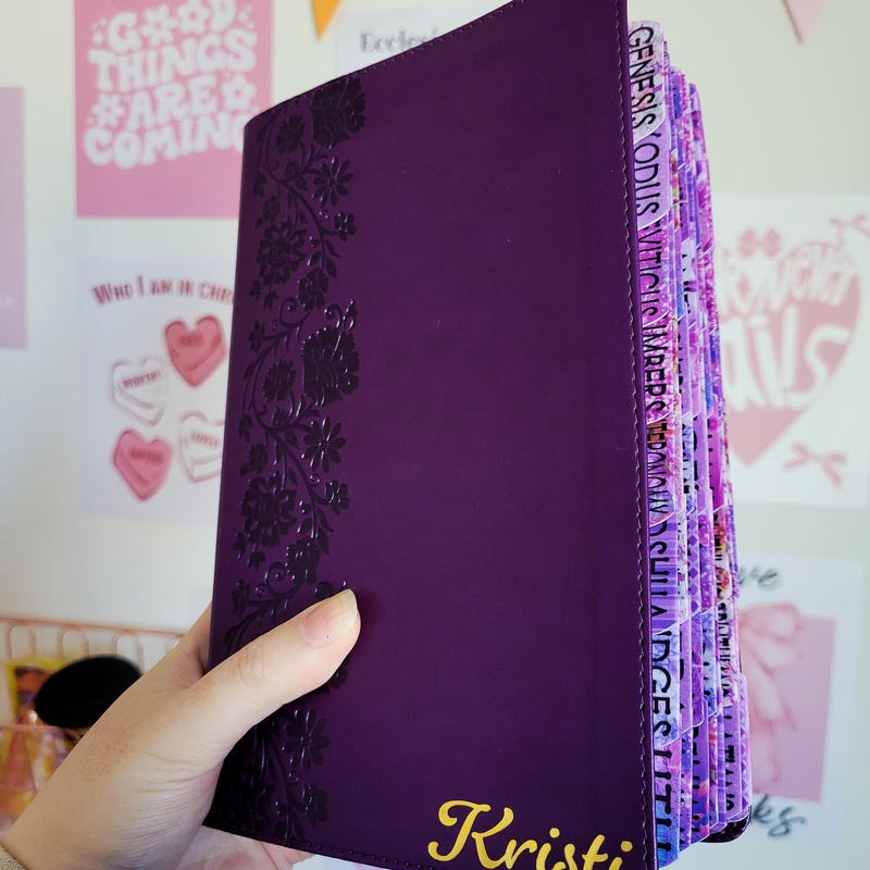 Pink Bible Nkjv Leather - Etsy