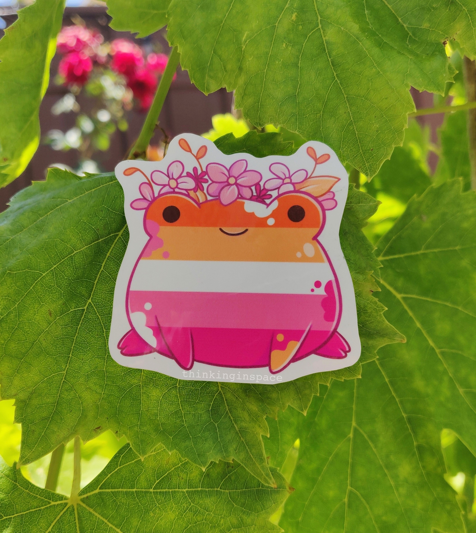 Pride Frog Charity Stickers LGBTQ Flag Frog Gay Pride | Etsy Canada