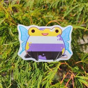 Pride Frog Charity Stickers LGBTQ Flag Frog Gay Pride Sticker Decal ...