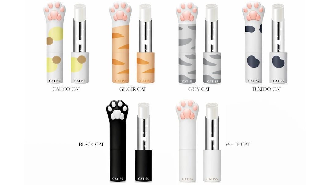 Cute Cat Paw Lip Balm & Hand Cream Set | Limited Edition Custom Gift ...