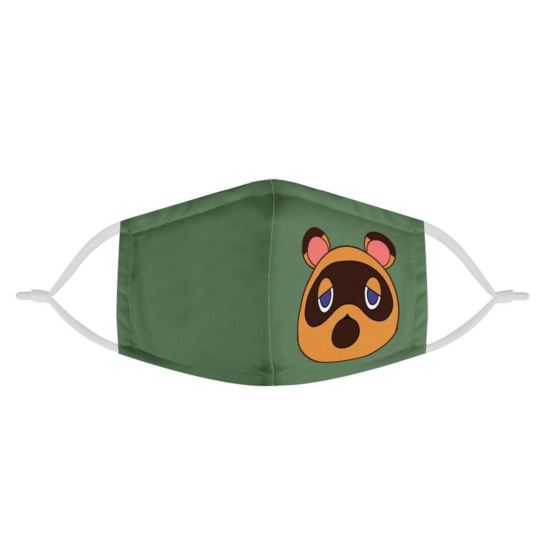 Cute Animal Crossing Raccoon Bear Cartoon Graphic Youth Kids Triple ...