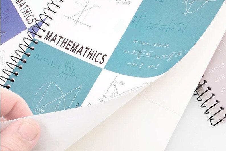 Mathematics Note, MATH NOTEBOOK, Divide It Into 4,korean Student's Math ...