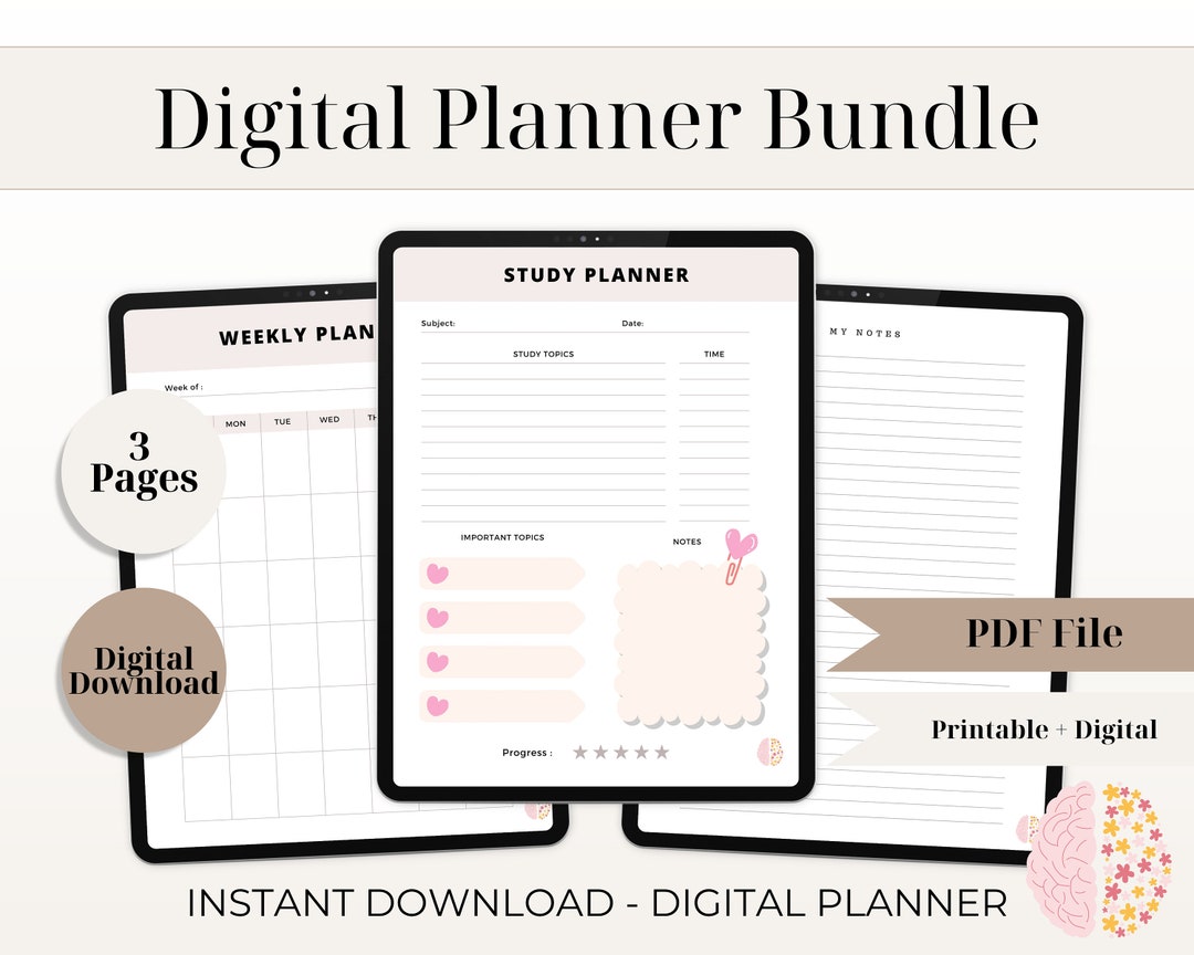 Nursing School Study Planner | Study Planner | Student Nurse Planner ...