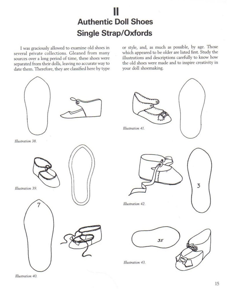 Make Doll Shoes! Workbook 1 - Etsy