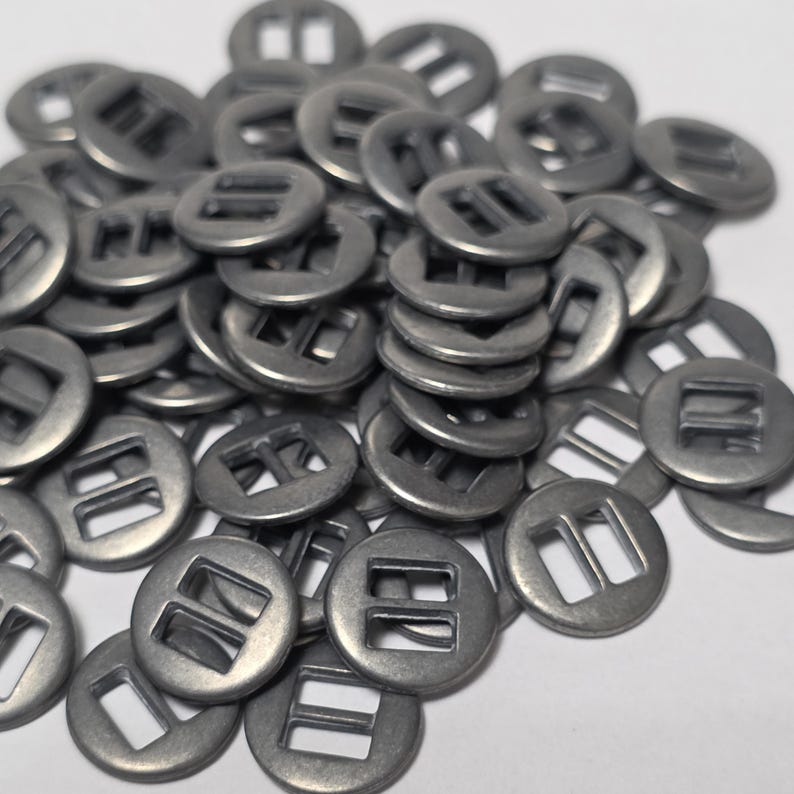 10 Stück Metallknöpfe Knopfe Knöpfe 11mm 1cm Metall Antik Hohe Qualität ...