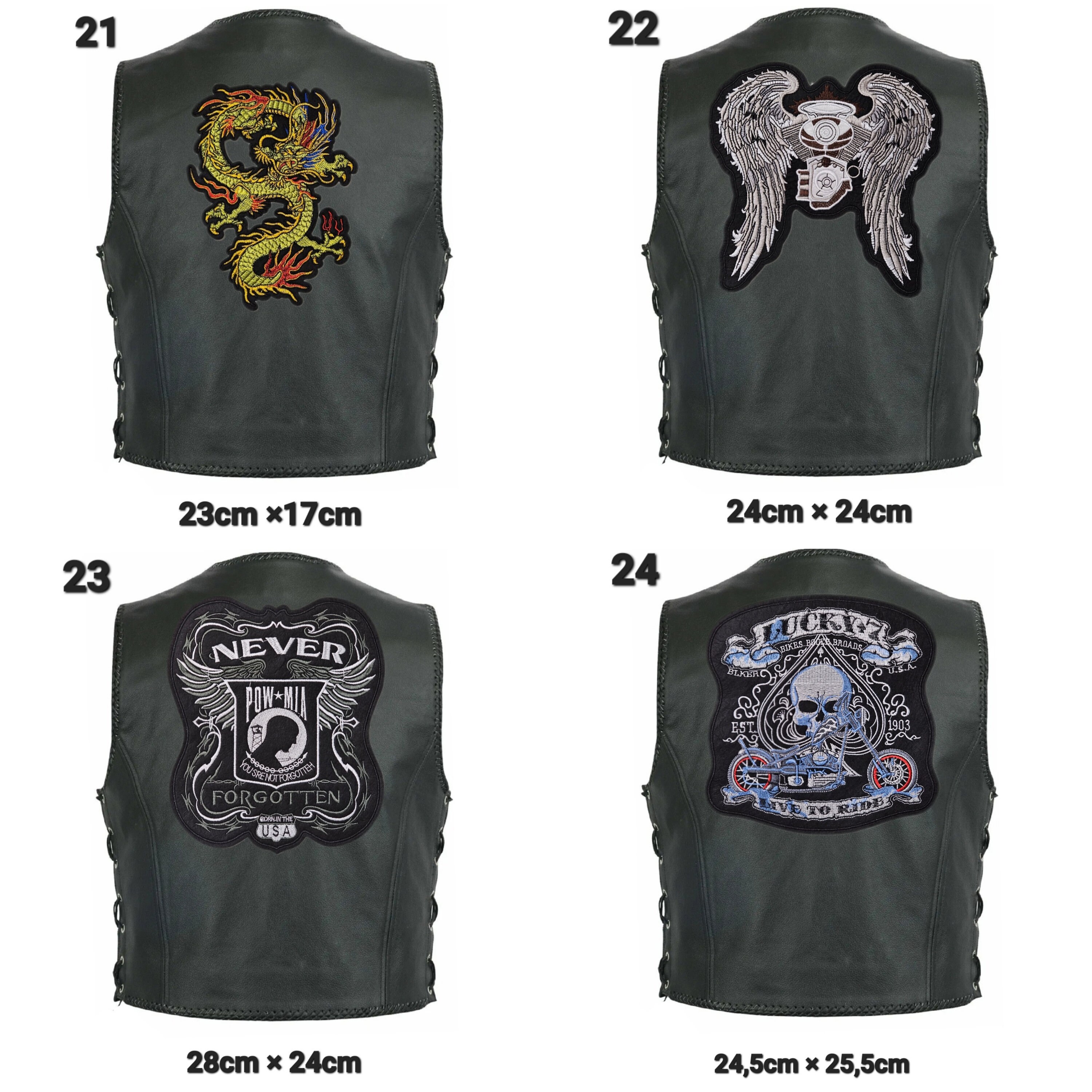 Patches for Patching On, Iron-on Patch, Biker Motorcycle Custom Cowl ...