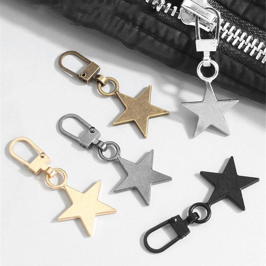 2x Zipper Puller Zipper Puller Fastener Zipper Replacement Metal - Etsy