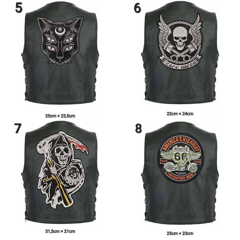 Patches for Patching On, Iron-on Patch, Biker Motorcycle Custom Cowl ...