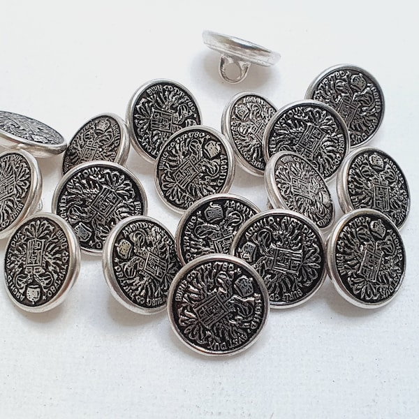 Metal Buttons - Etsy