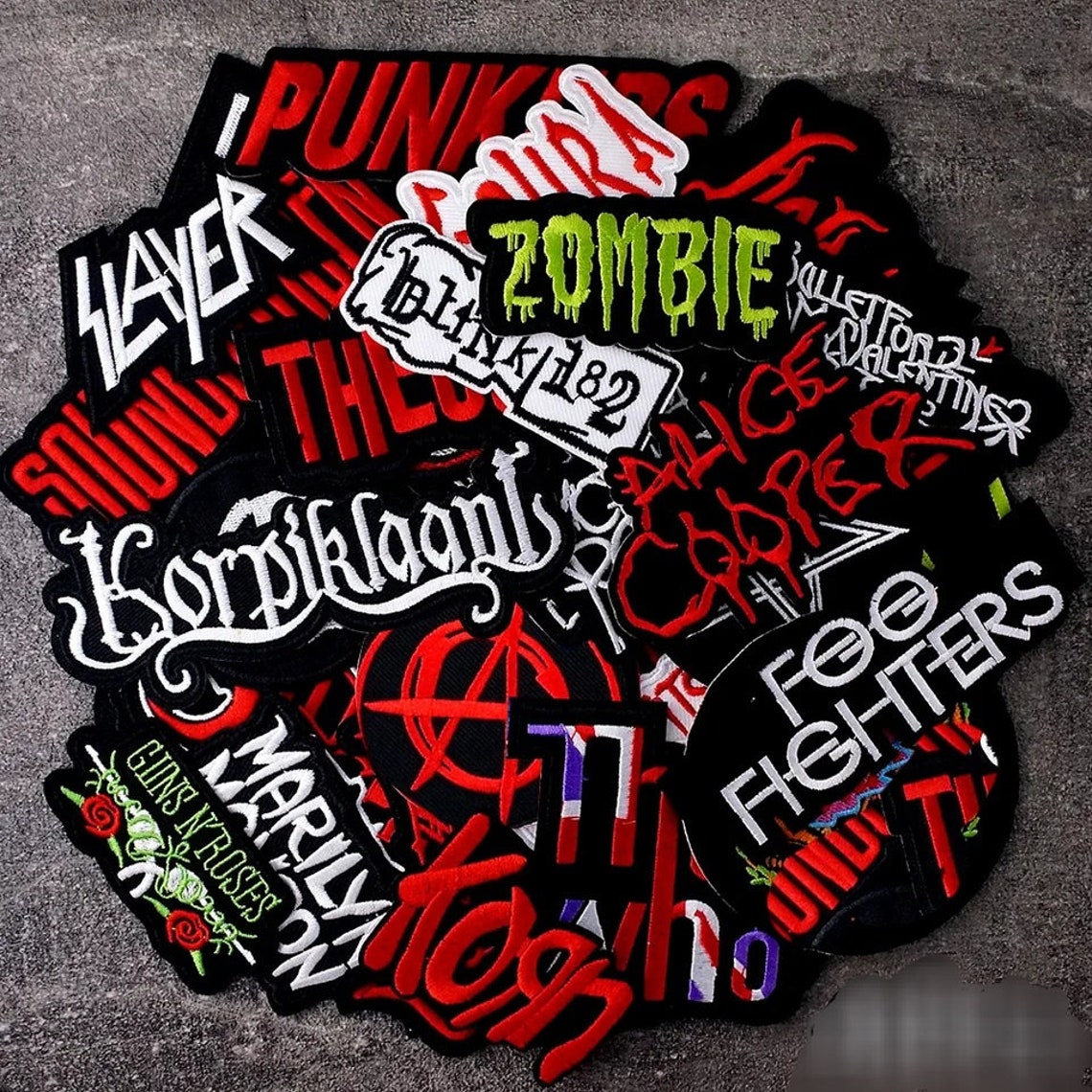 Iron-on Patches, Iron-on Patches, Rock Patches, Different Models ...