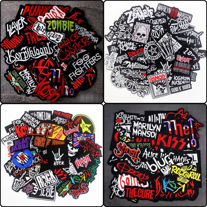 Rock Bands Patches for Jackets - Etsy