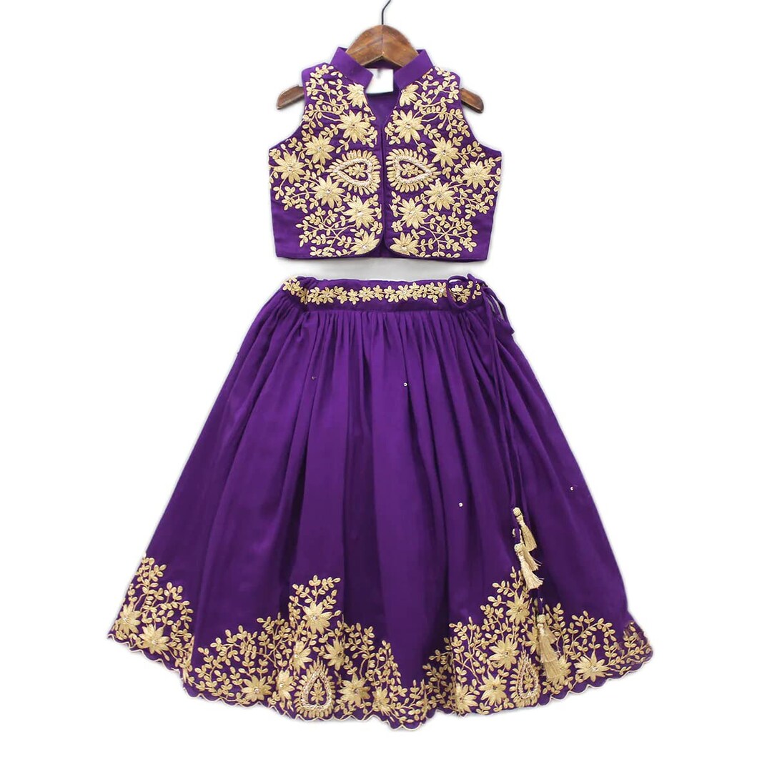 Girls Dress Embroidery Lehenga Choli for Kids Girls Daughter - Etsy